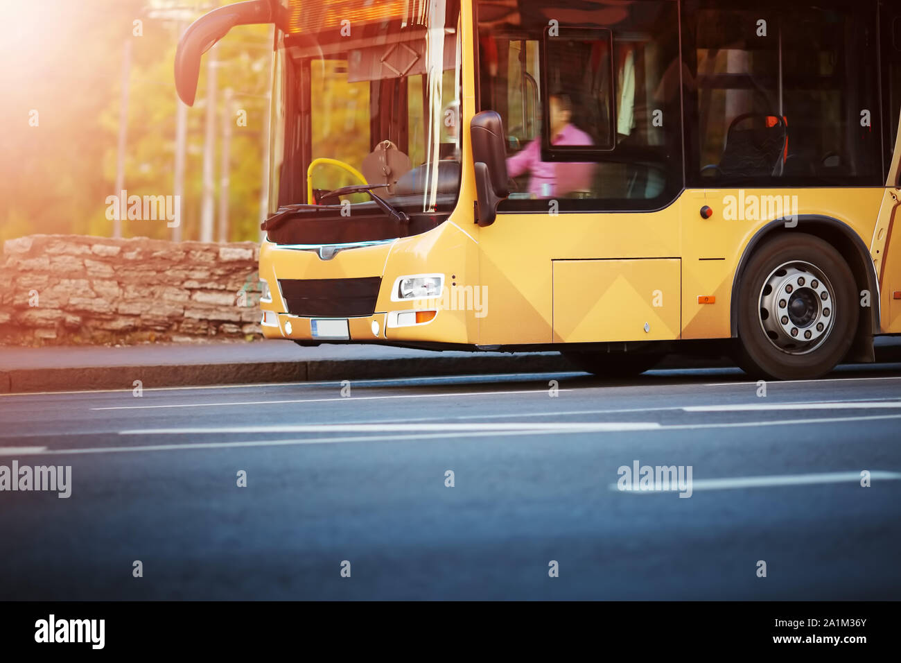 Bus moving fast hi-res stock photography and images - Alamy