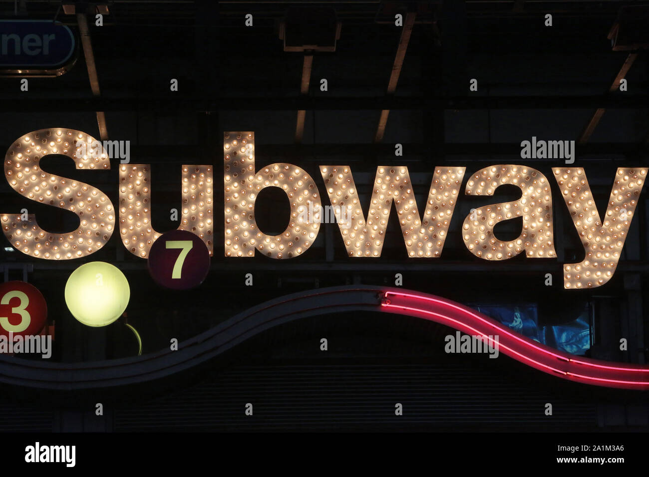 Subway. Times Square. Manhattan. New-York. USA Stock Photo - Alamy