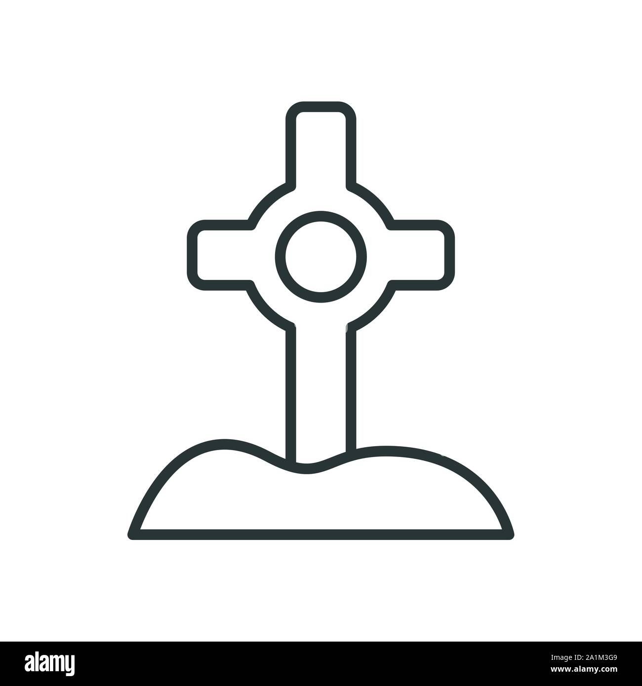 Religion graveyard cemetery Stock Vector Images - Alamy