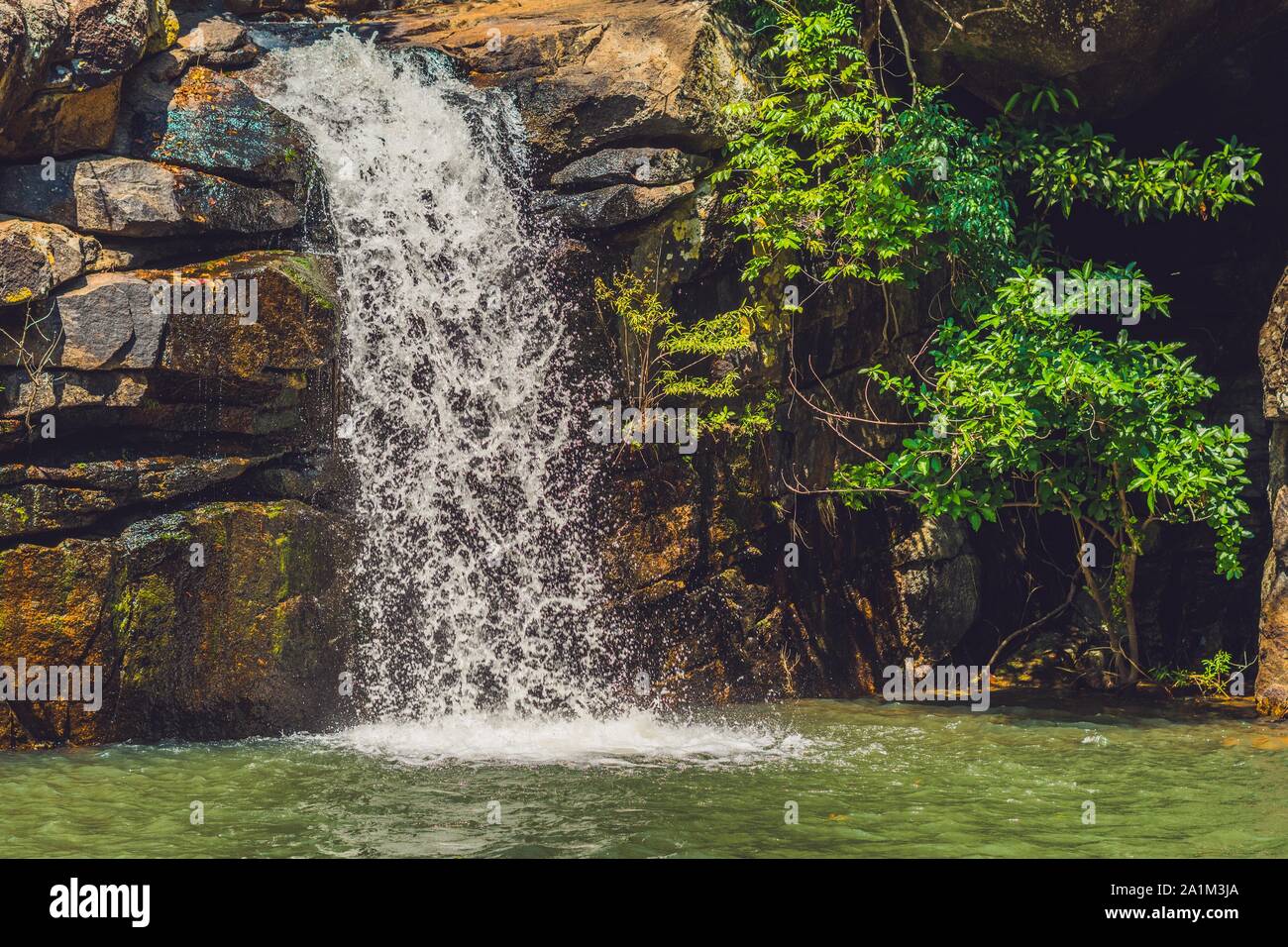 The landscape photo, beautiful waterfall in rainforest Stock Photo - Alamy