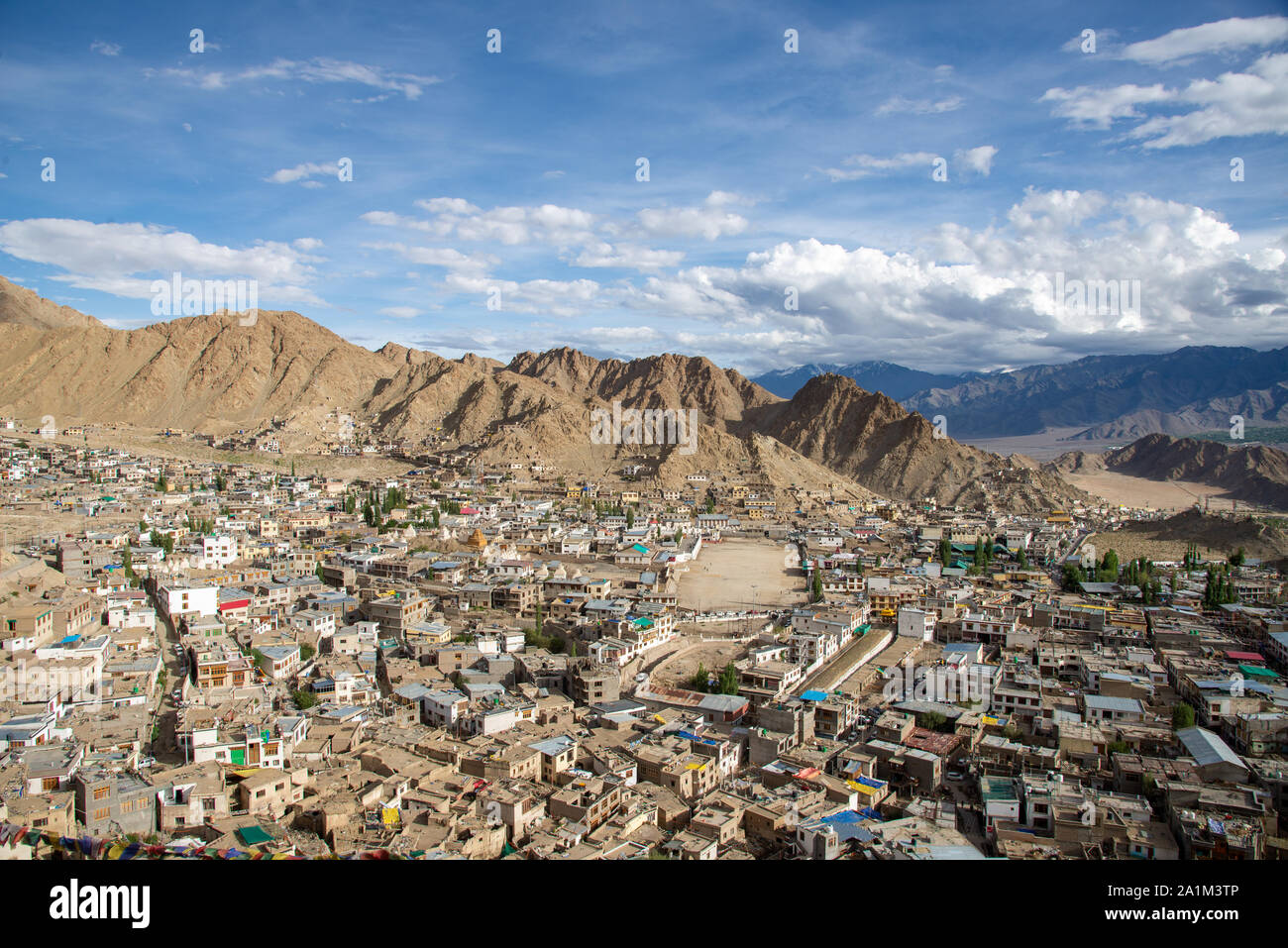 view at Leh in Ladakh, India Stock Photo - Alamy
