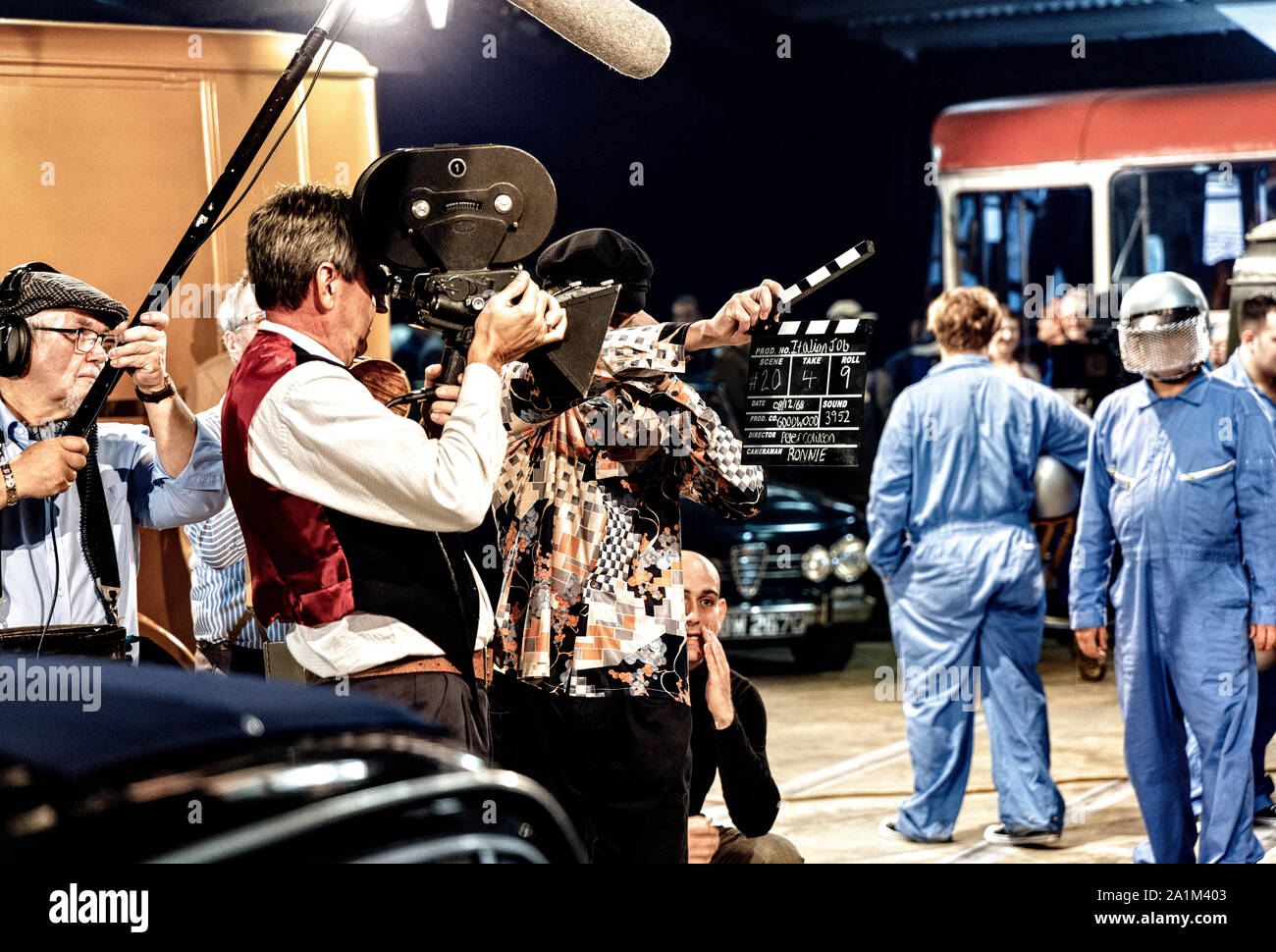 The italian job film crew hi-res stock photography and images - Alamy