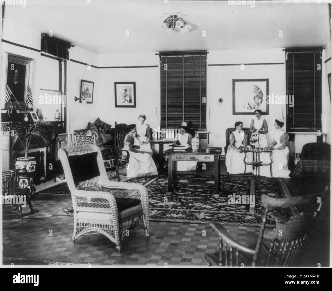 Nurses Hall, St. Lukes Hospital, New York City Stock Photo - Alamy