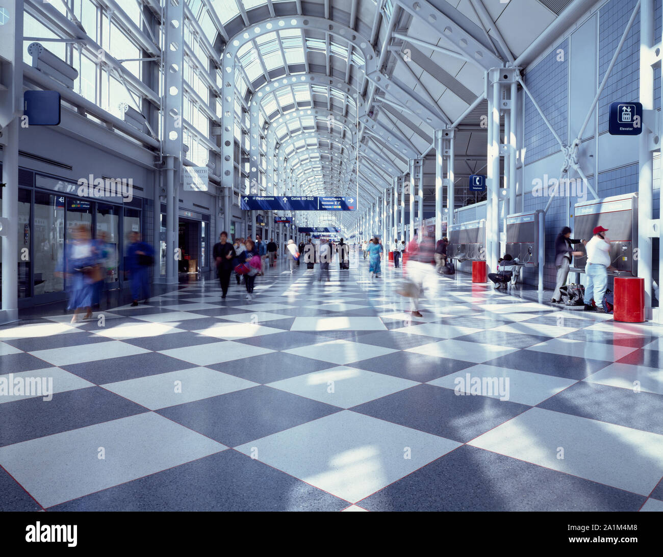 O'Hare International Airport passenger terminal, Chicago, Illinois ...