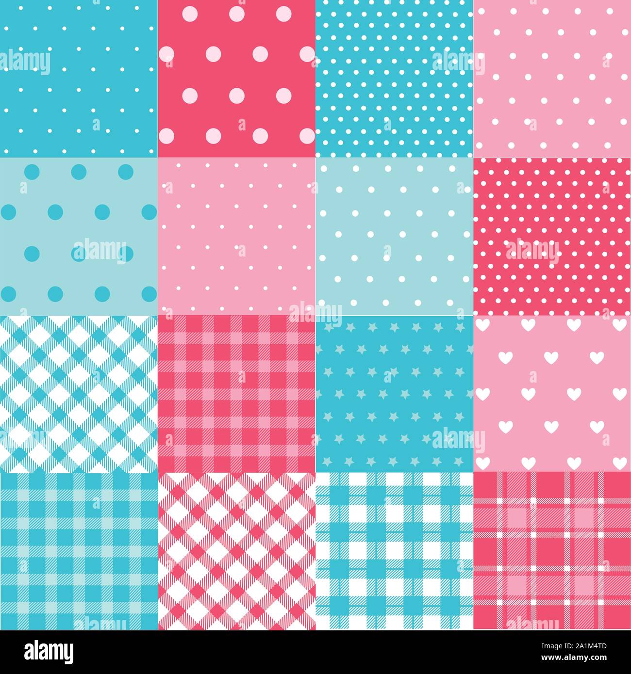 Set of seamless baby patterns Stock Vector Image & Art - Alamy