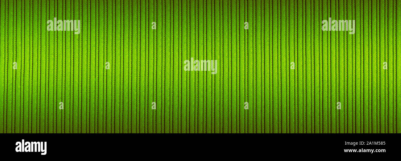 Decorative background green color, striped texture, upper and lower ...