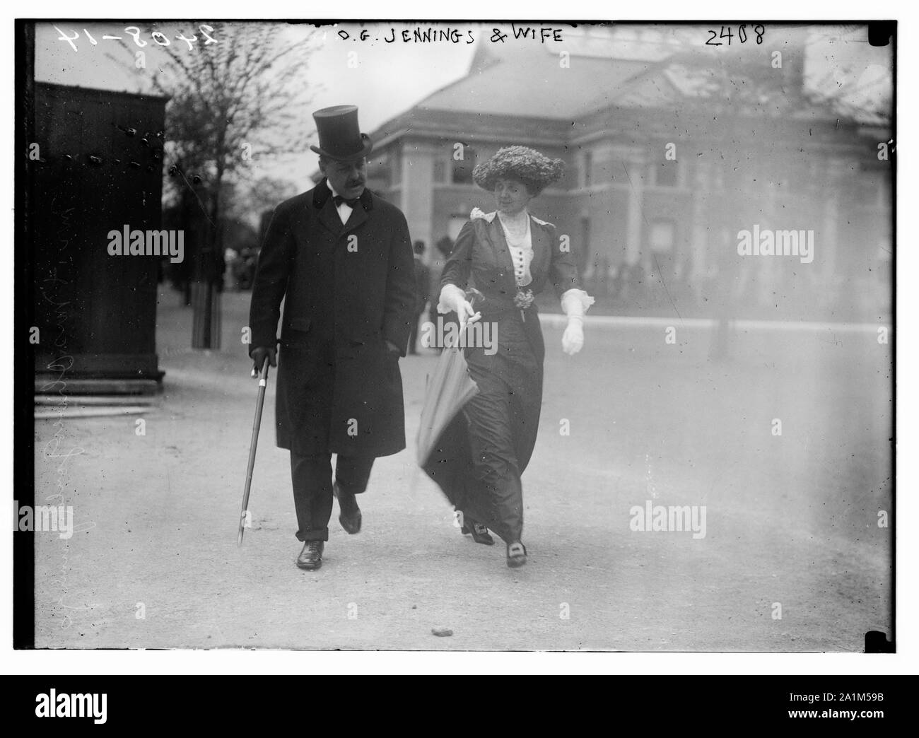 O.G. Jennings & wife Stock Photo - Alamy