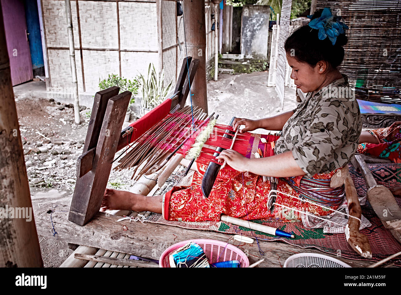 Hand behind fabric hi-res stock photography and images - Alamy