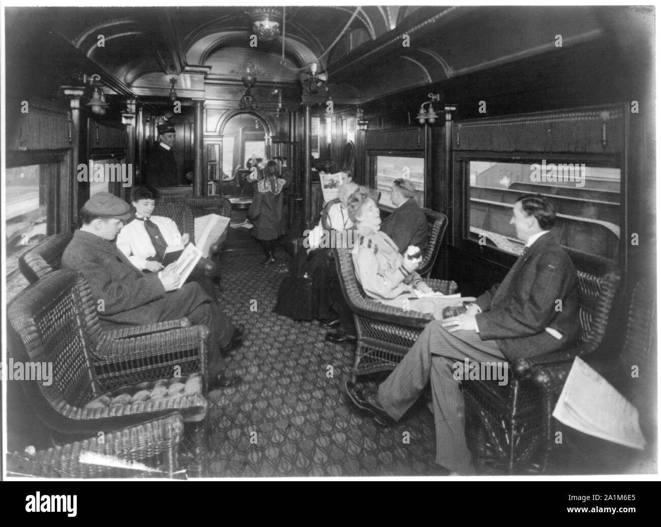 Observation car on train hi-res stock photography and images - Alamy