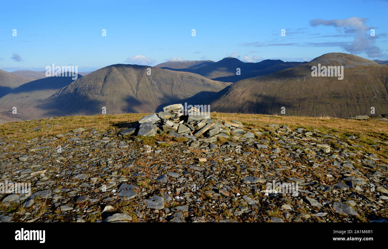 The Tyndrum Corbetts from the Pile of Stones on the Summit of the ...