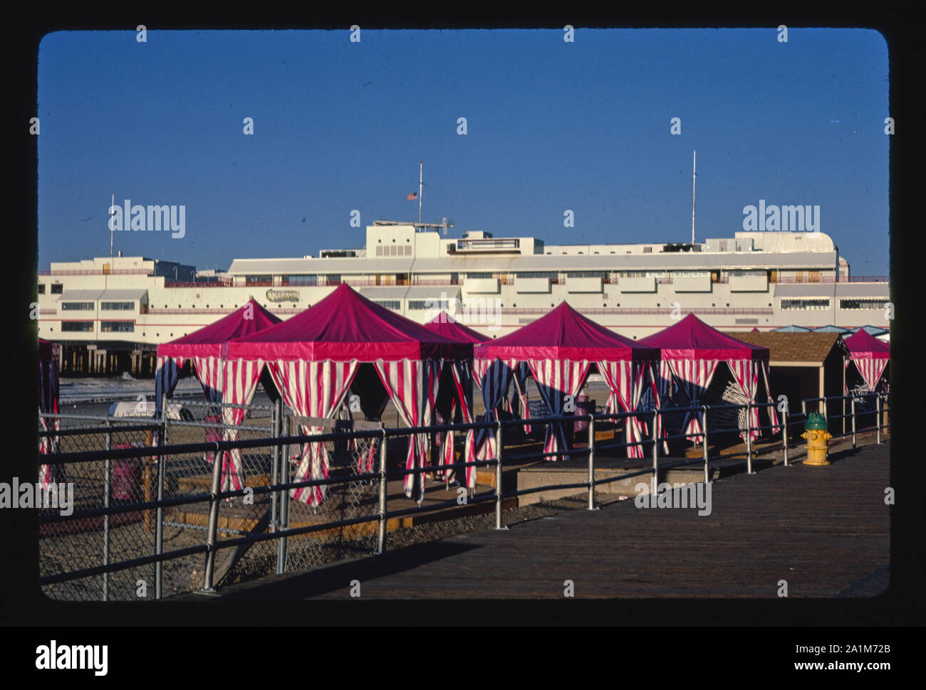 Ocean One Pier with boardwalk tents, Atlantic City, New Jersey Stock ...
