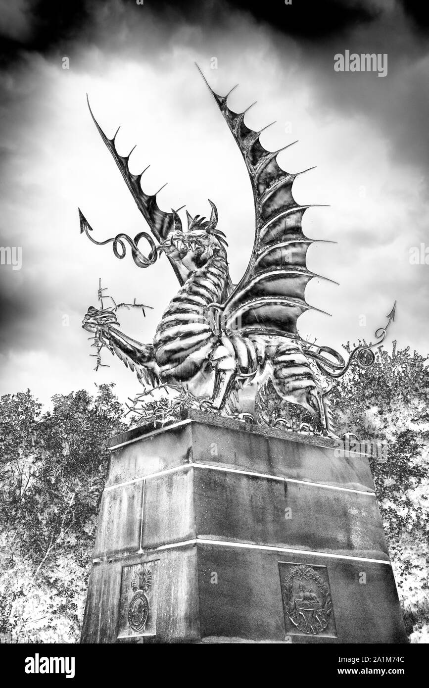 Mametz wood memorial Black and White Stock Photos & Images - Alamy