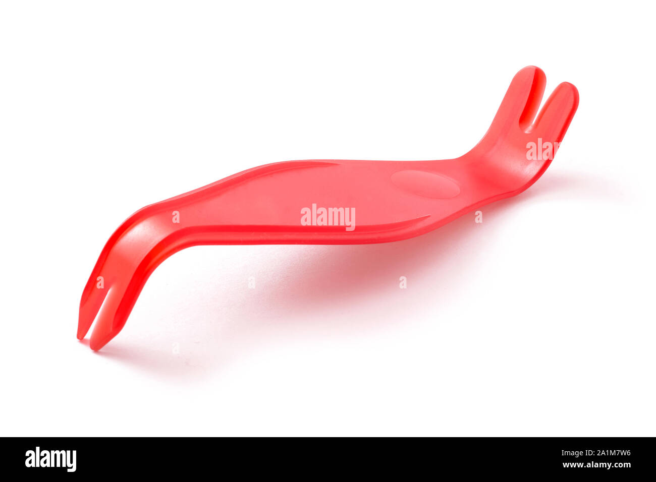 Tick removal tool isolated on white Stock Photo - Alamy