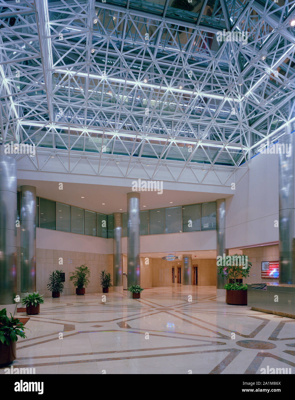 Office building atrium Stock Photo - Alamy