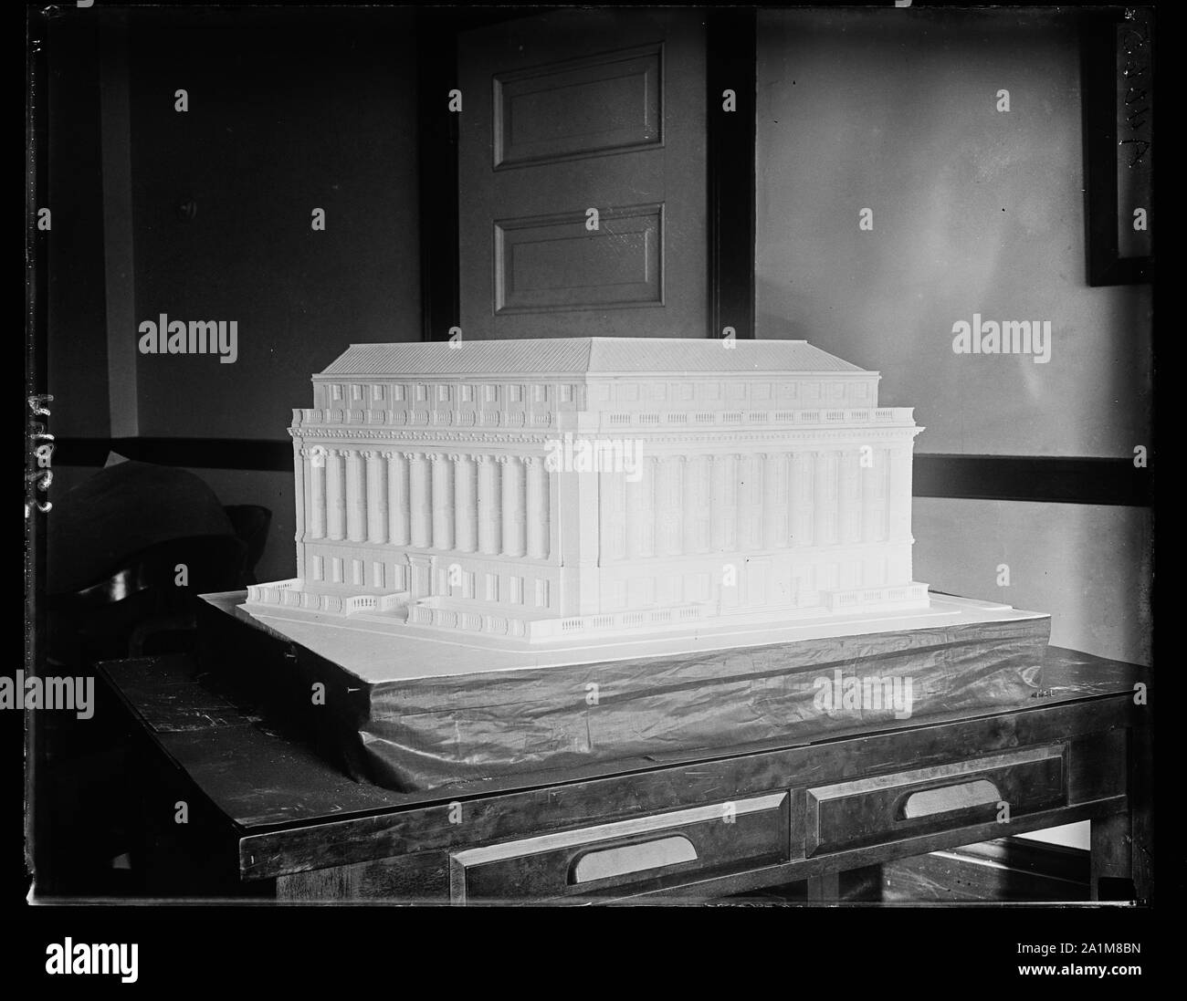 Office building model Stock Photo - Alamy