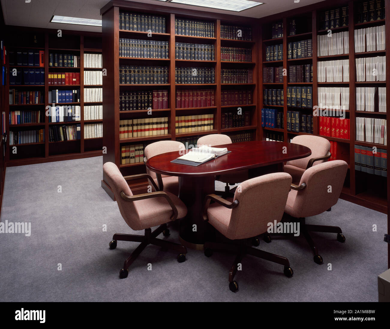 Office building library Stock Photo - Alamy