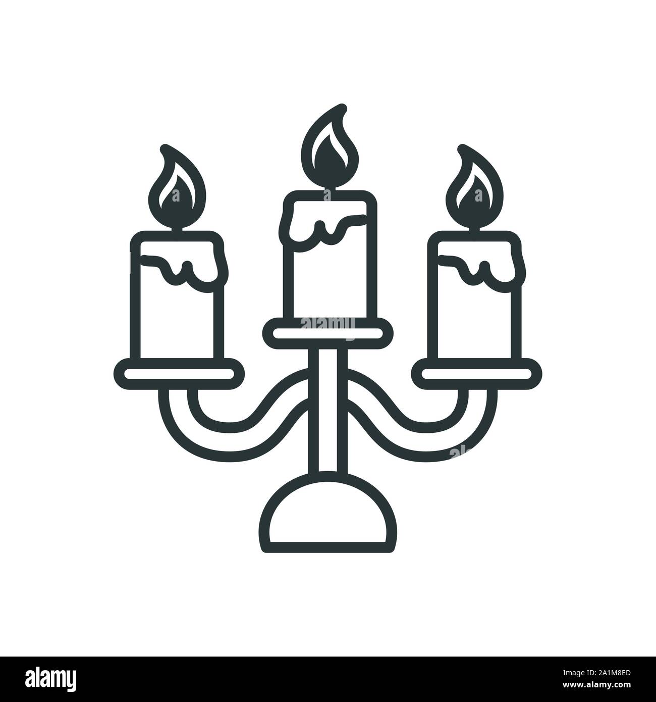 Chandelier with candles cartoon hi-res stock photography and images - Alamy