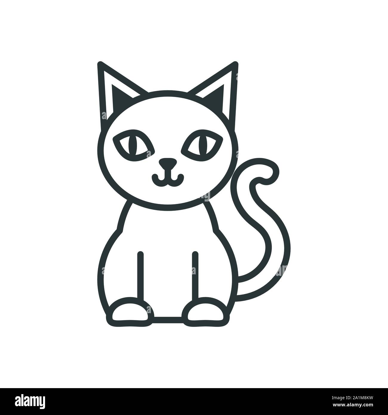 halloween cat black animal icon Stock Vector Image & Art - Alamy