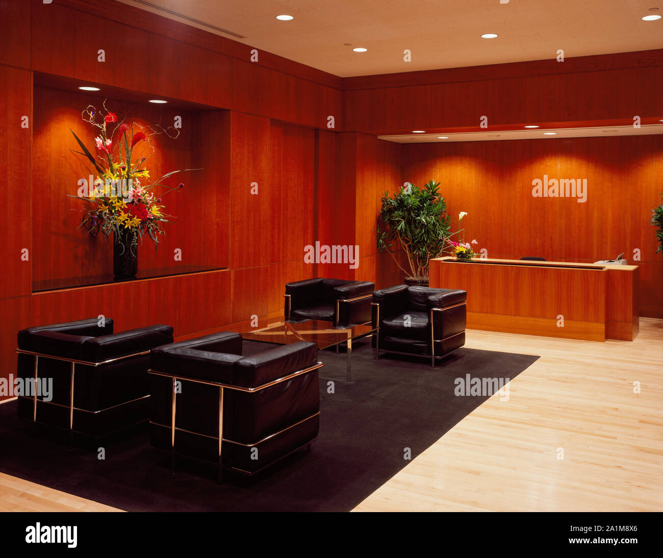 Office reception area Stock Photo - Alamy