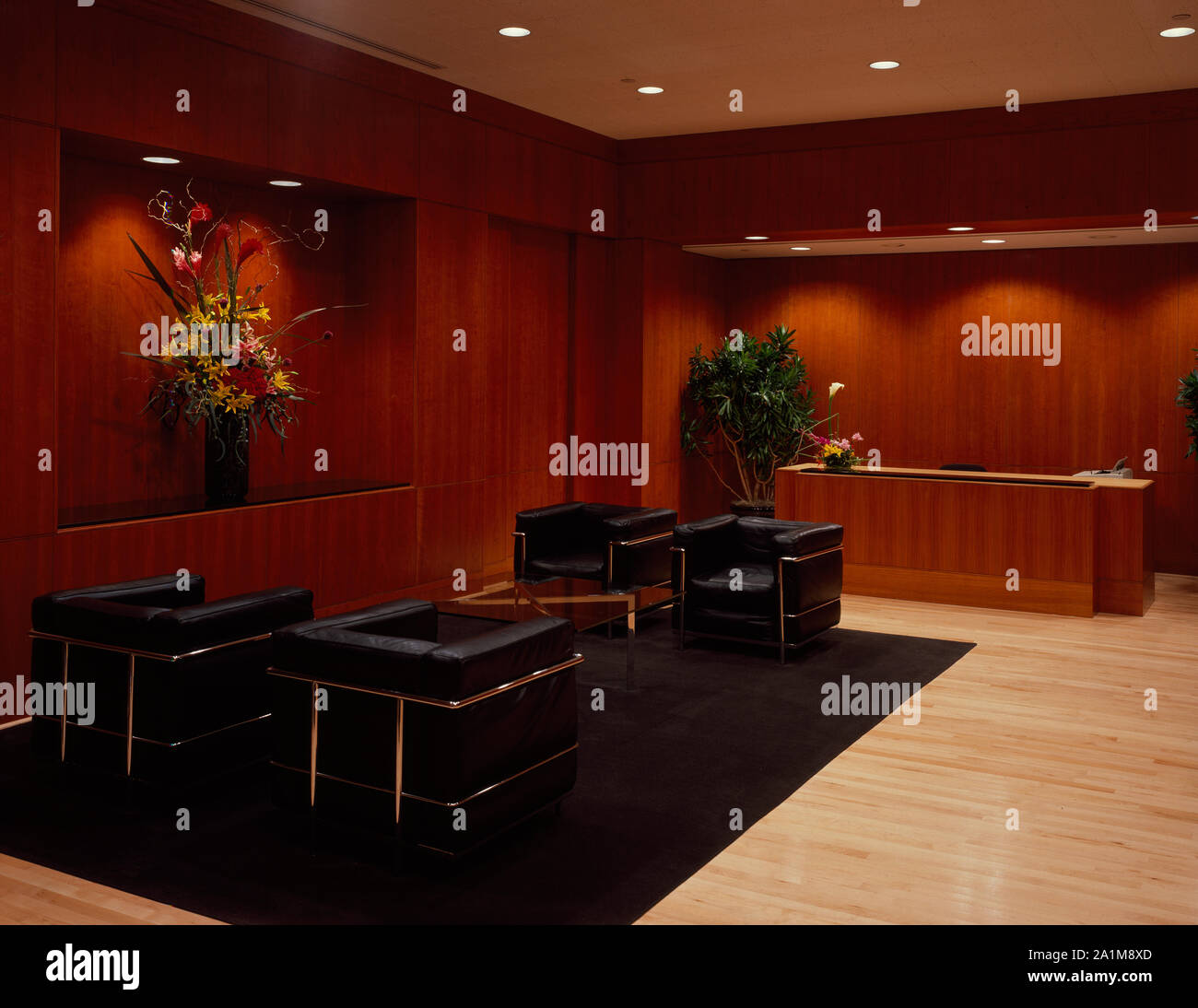 Office reception area Stock Photo - Alamy