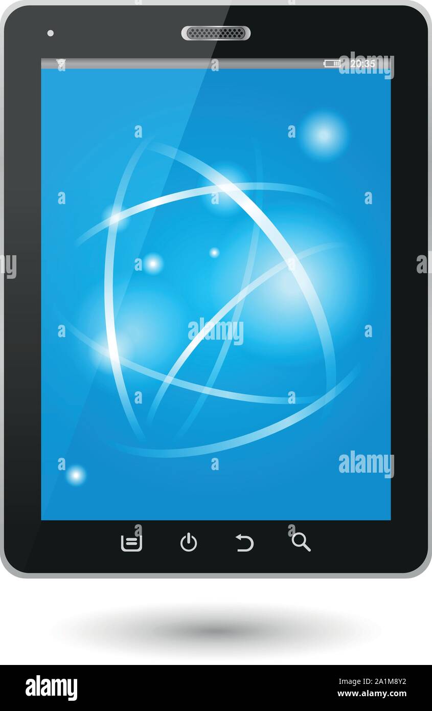 Tablet Logo, Computer Logo, Green IT Vector Stock Vector Image & Art ...