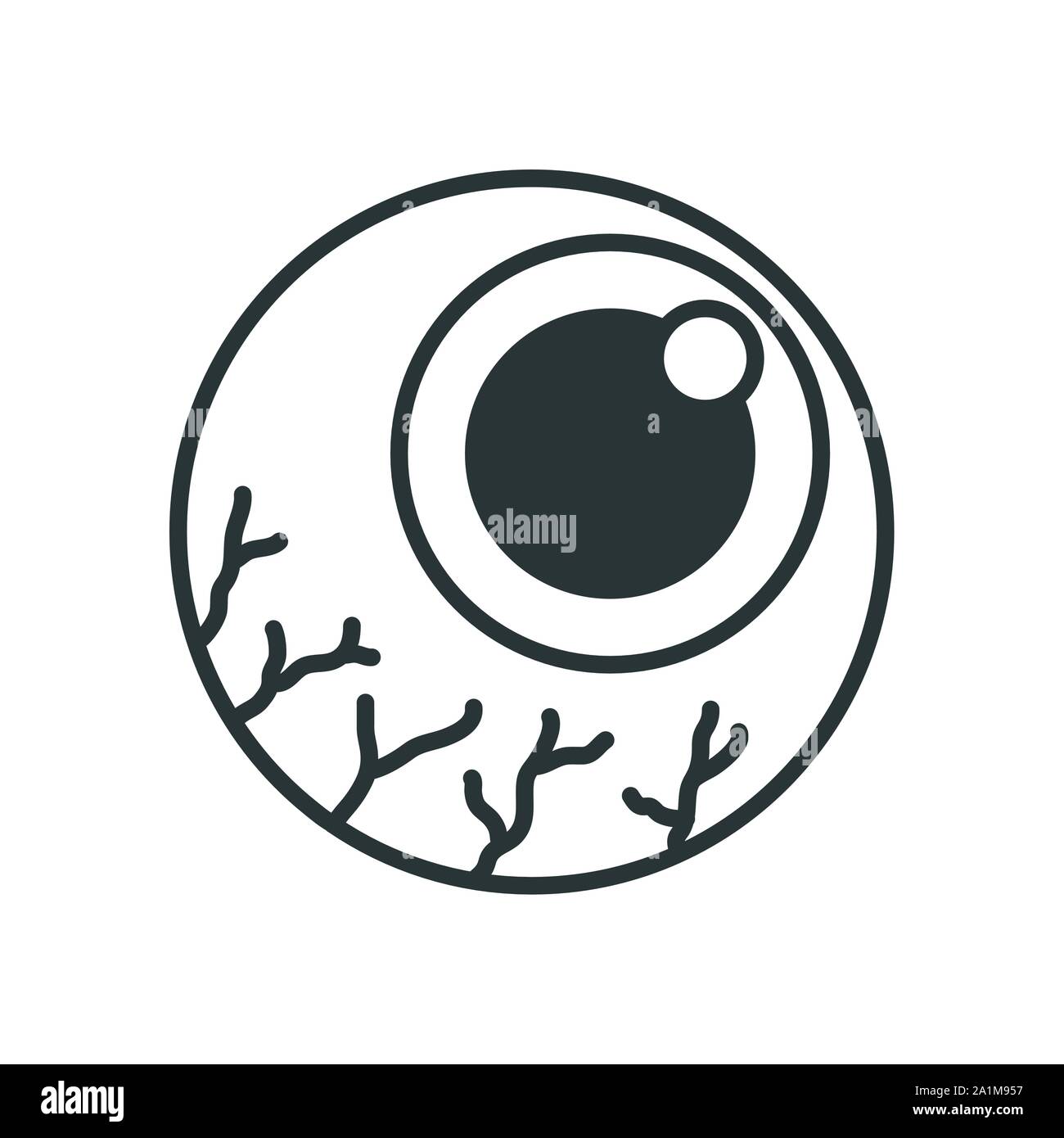 eye human organ halloween icon Stock Vector Image & Art - Alamy