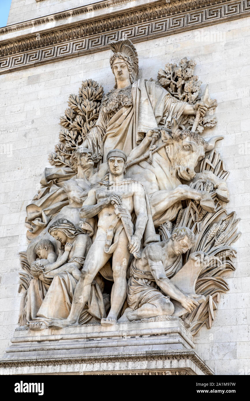 La Paix de 1815 by Antoine Étex commemorates the Treaty of Paris ...