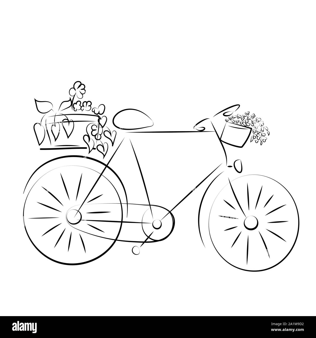 Flower ride Black and White Stock Photos & Images - Alamy