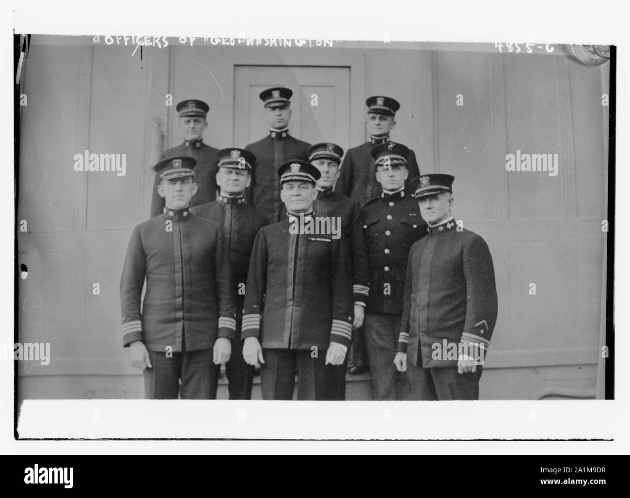 Officers of GEO. WASHINGTON Stock Photo - Alamy