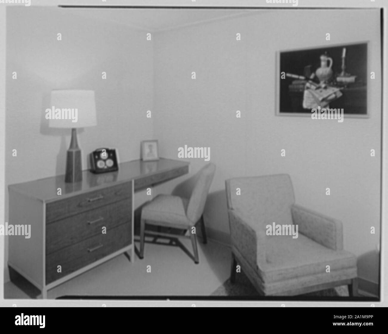 Officers' quarters mock-up Stock Photo - Alamy