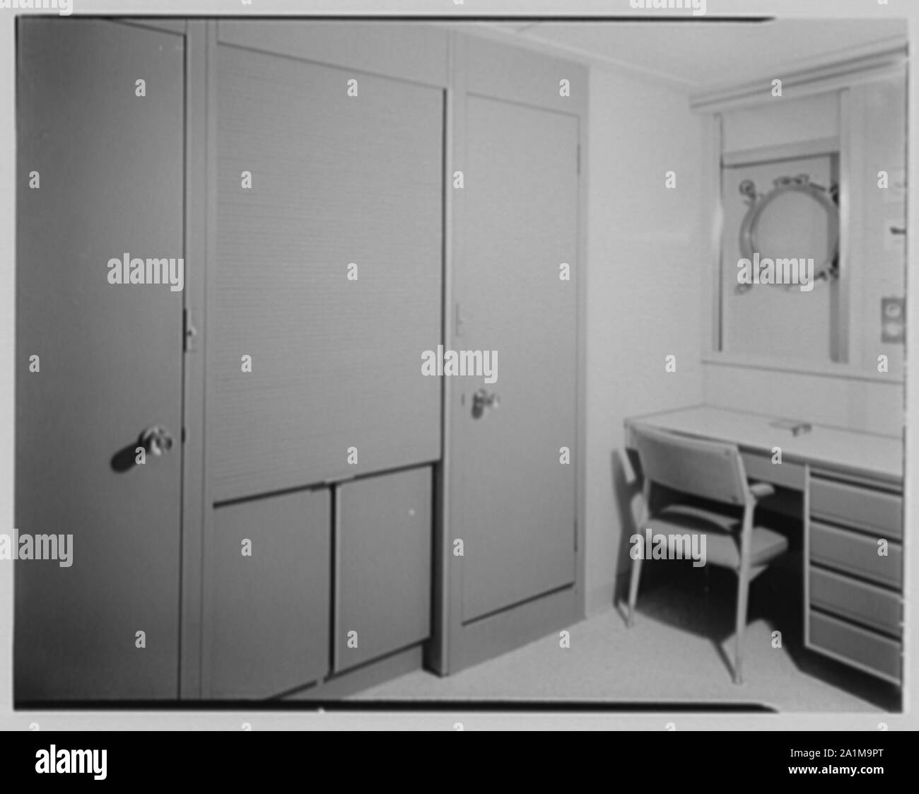Officers' quarters mock-up Stock Photo - Alamy