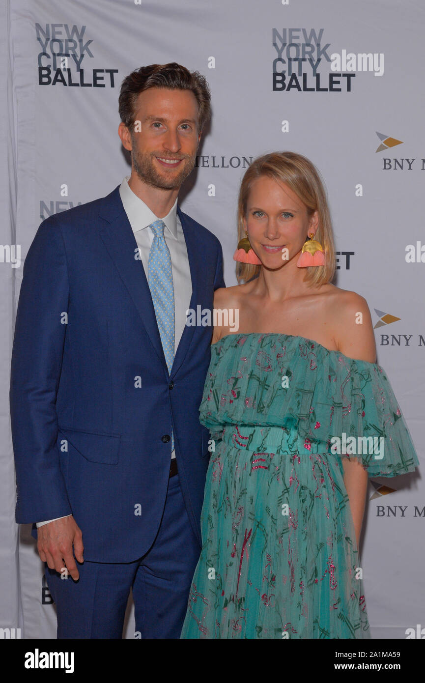NEW YORK, NY - SEPTEMBER 26: Justin Rockefeller and Indre Rockefeller ...