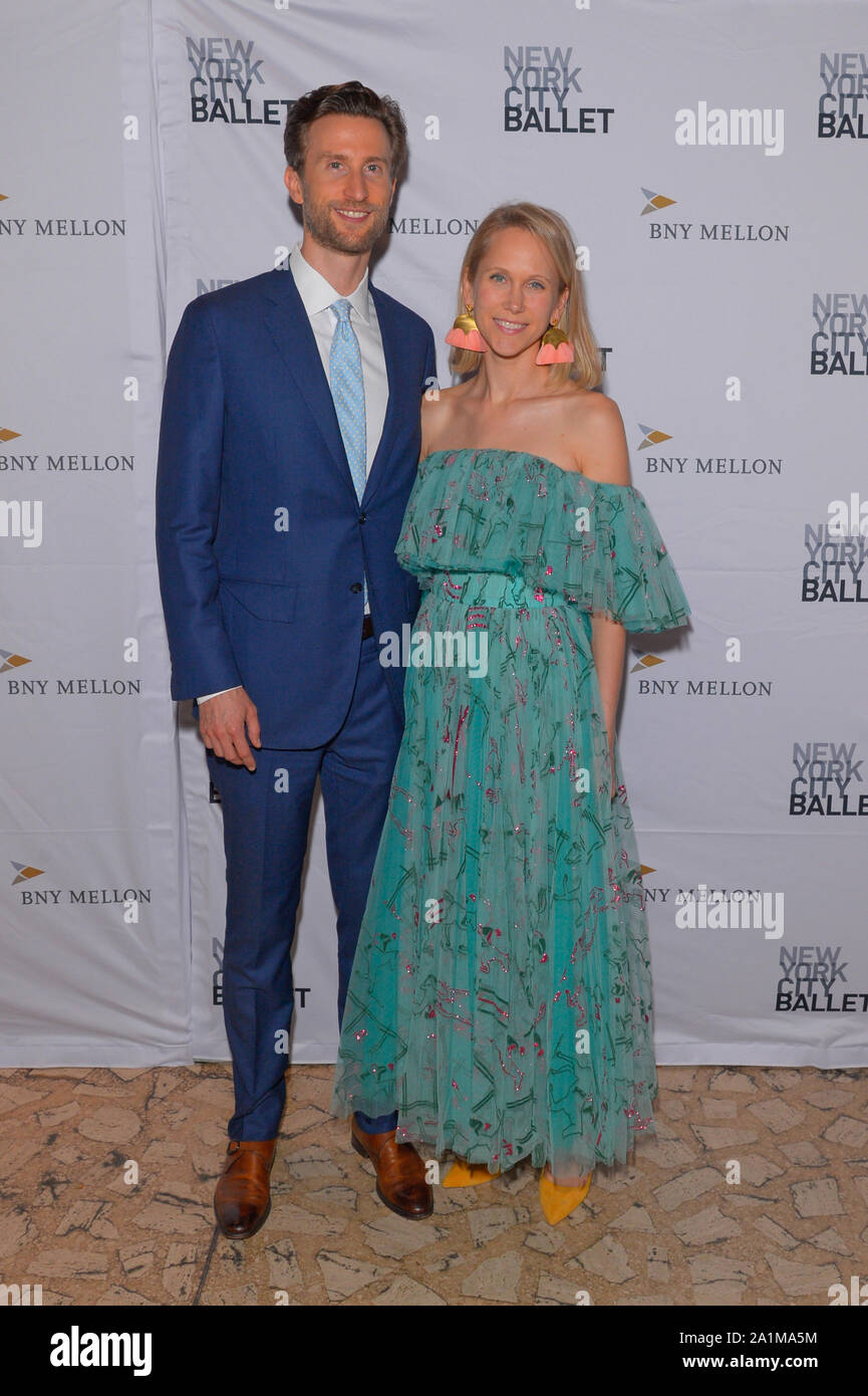 NEW YORK, NY - SEPTEMBER 26: Justin Rockefeller and Indre Rockefeller ...