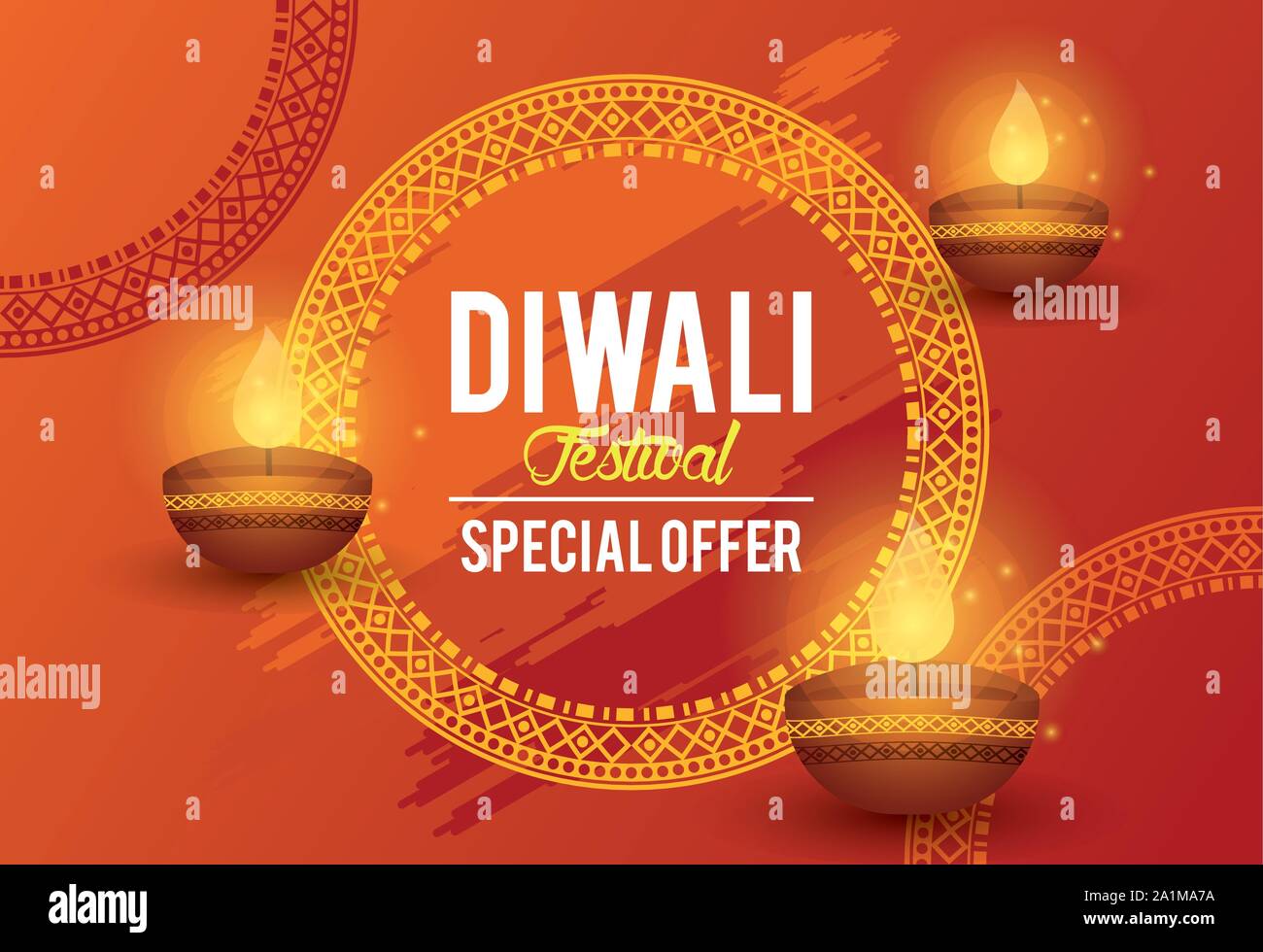 Diwali Festival Indian Offer Design Stock Vector Image & Art - Alamy