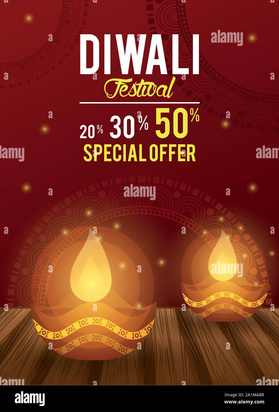 Diwali Festival Indian Offer Design Stock Vector Image & Art - Alamy