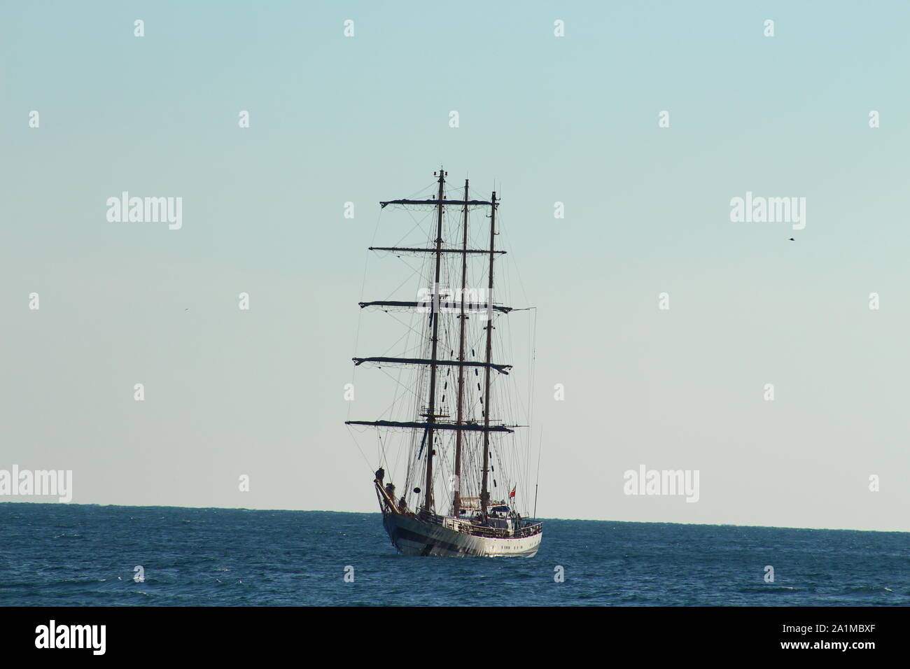 Yacht shipping up Stock Photo - Alamy