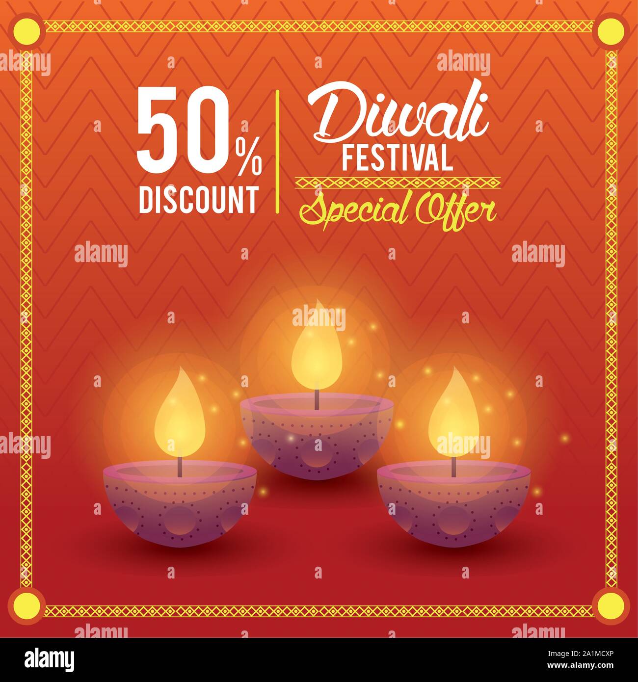 Diwali Festival Indian Offer Design Stock Vector Image & Art - Alamy