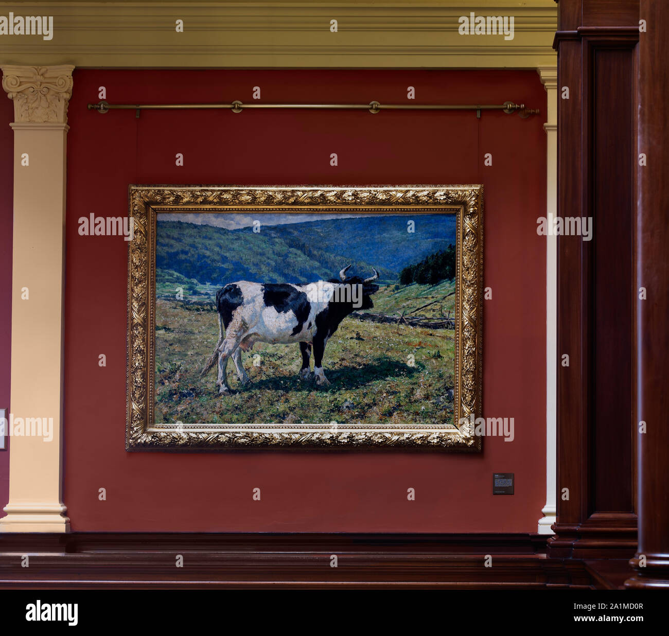 Oil painting The Echo located at the Federal Building and U.S ...