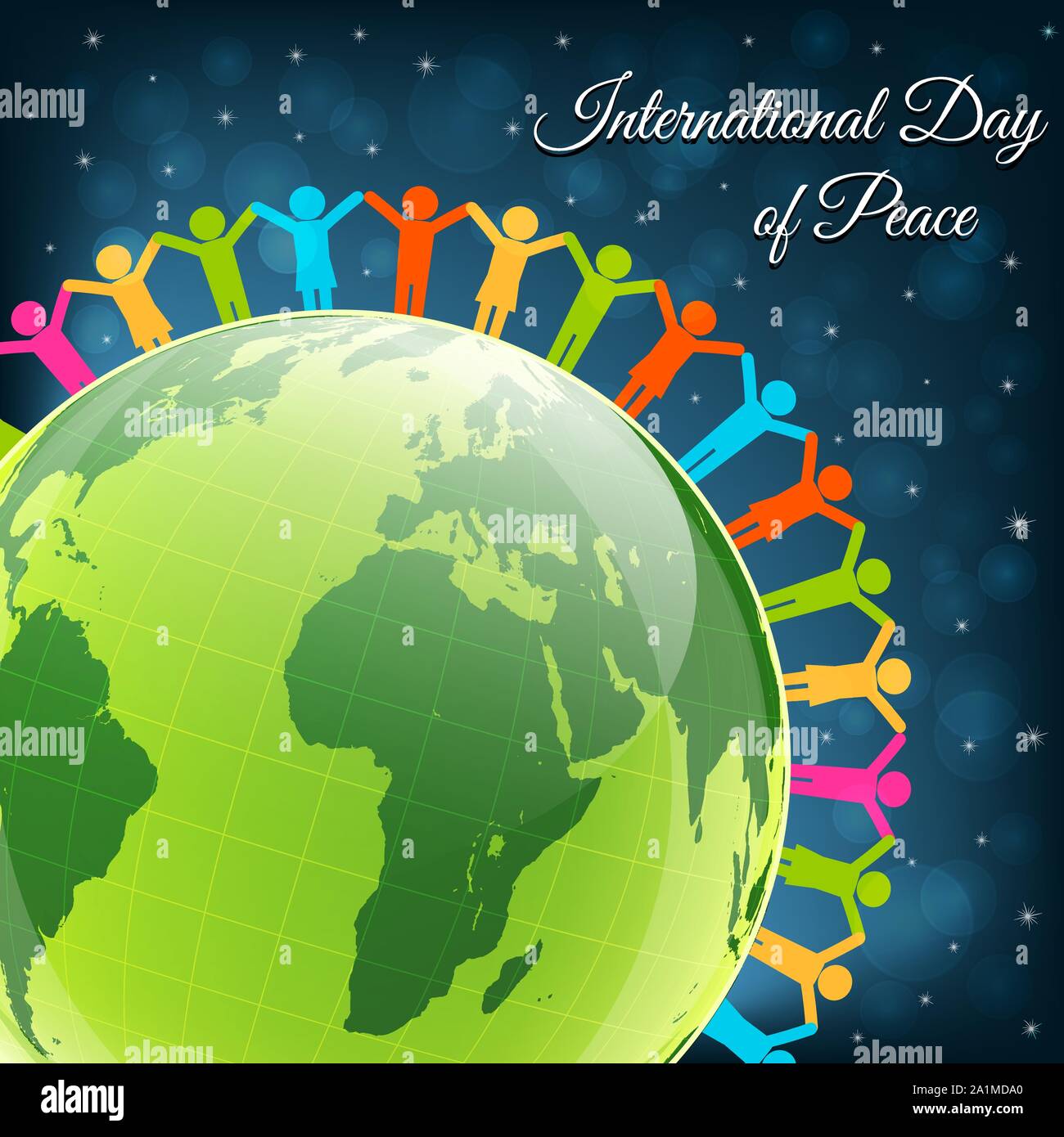 World international day peace Stock Vector Images - Alamy