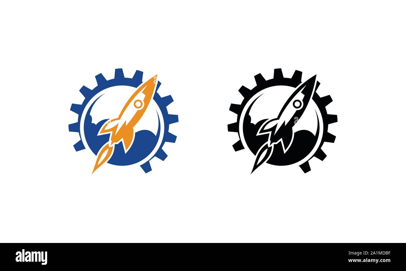 Rocket Logo available in vector, Fast rocket into space logo, Rocket ...