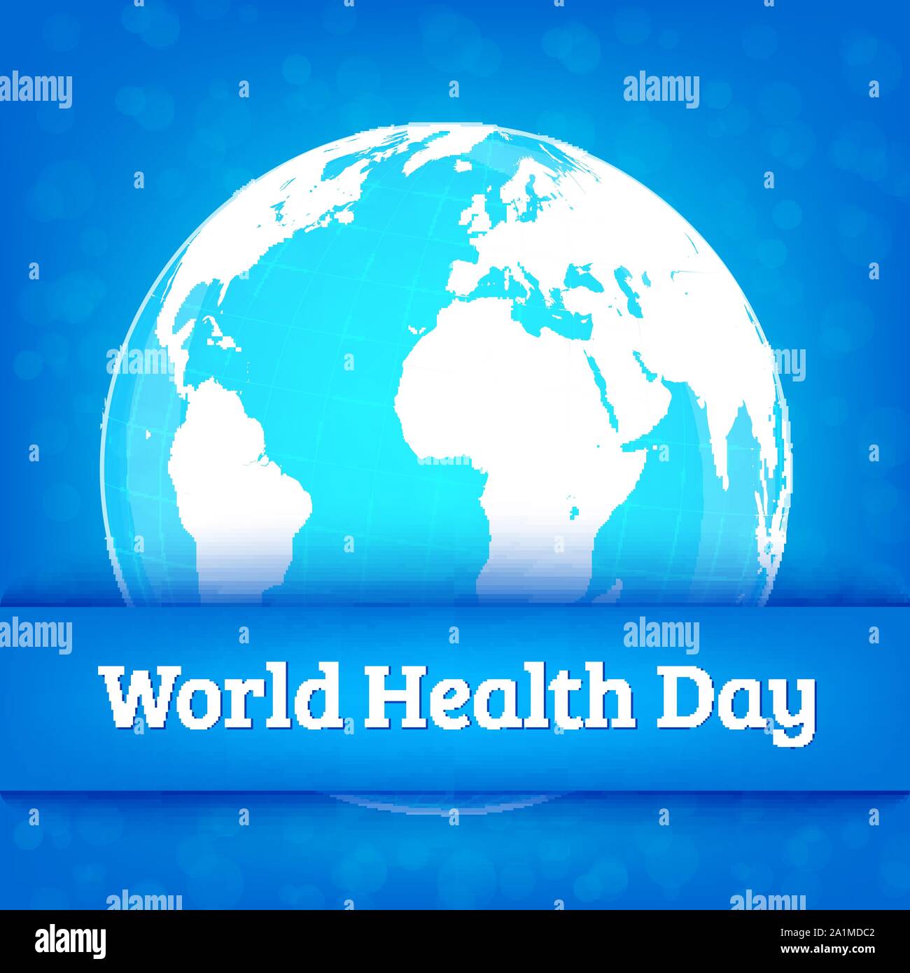 Earth white background day Stock Vector Images - Alamy