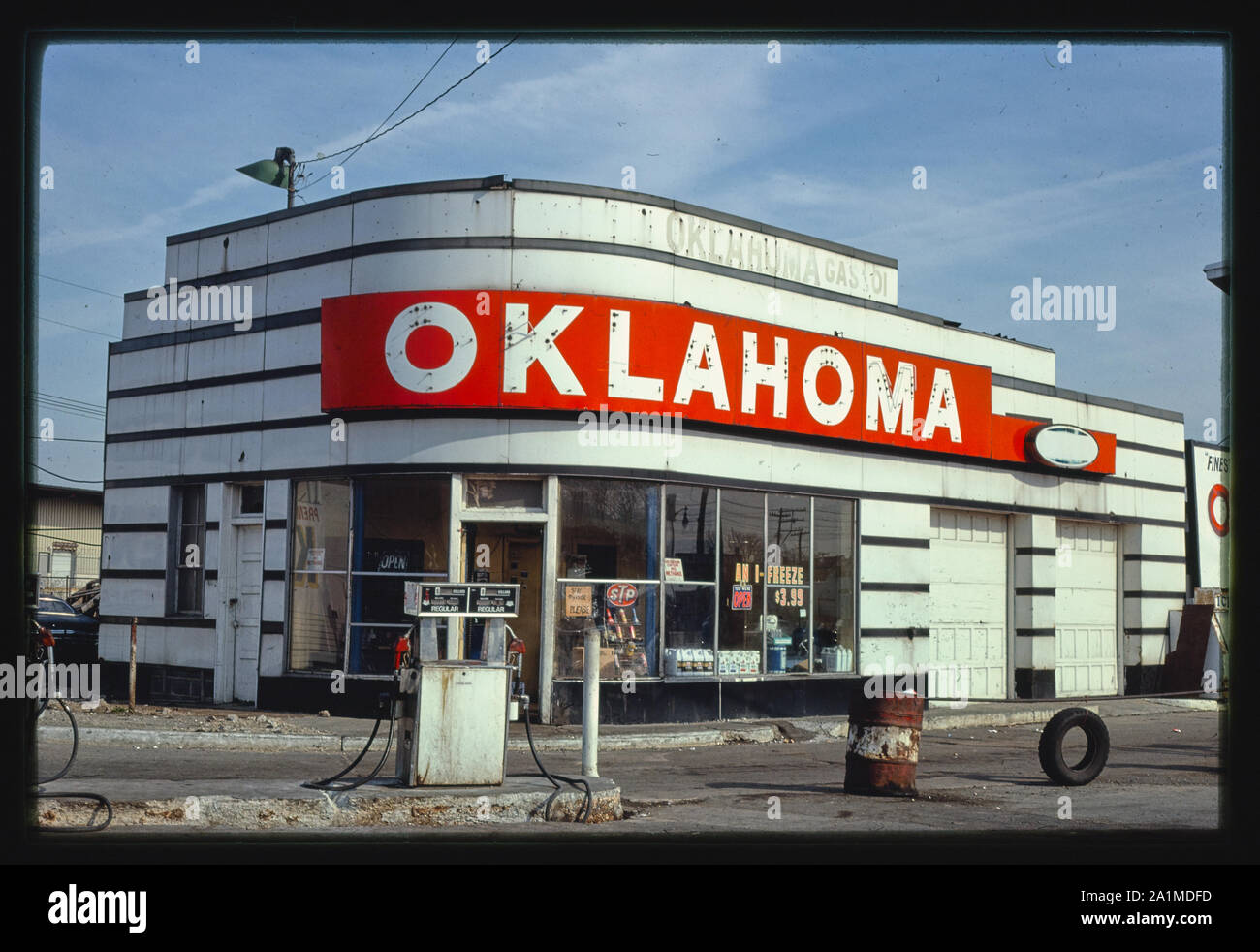 Oklahoma Gas, Detroit, Michigan Stock Photo - Alamy