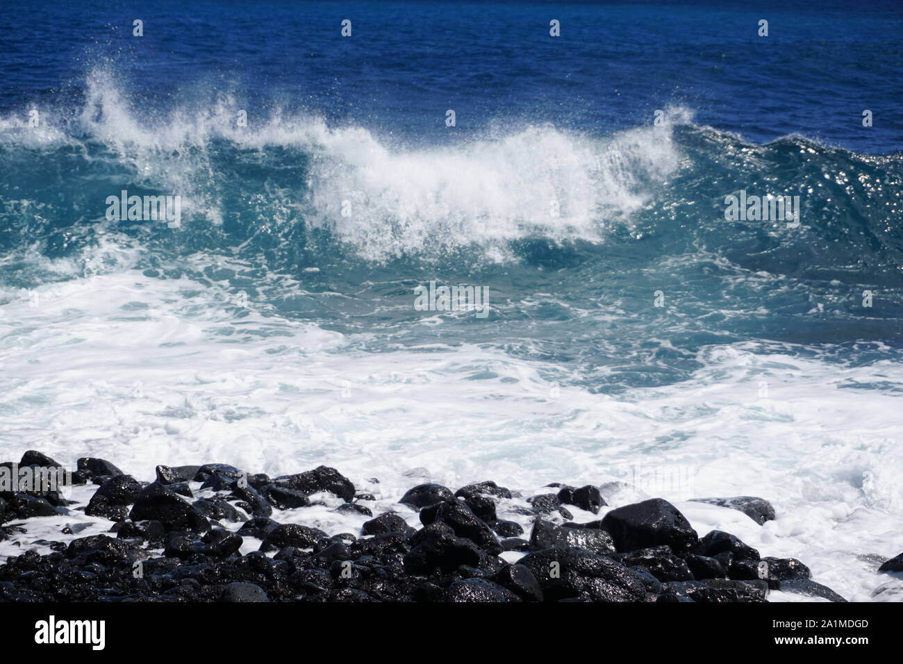 Pohoiki Beach, Hawaii's newest black sand beach, was formed by the 2018 ...