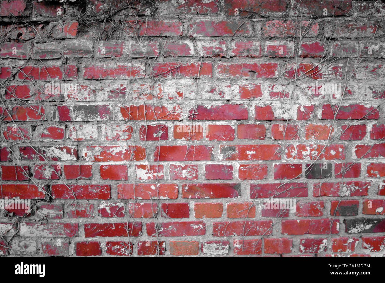 vintage natural brick wall with a lot of ancient patina Stock Photo - Alamy