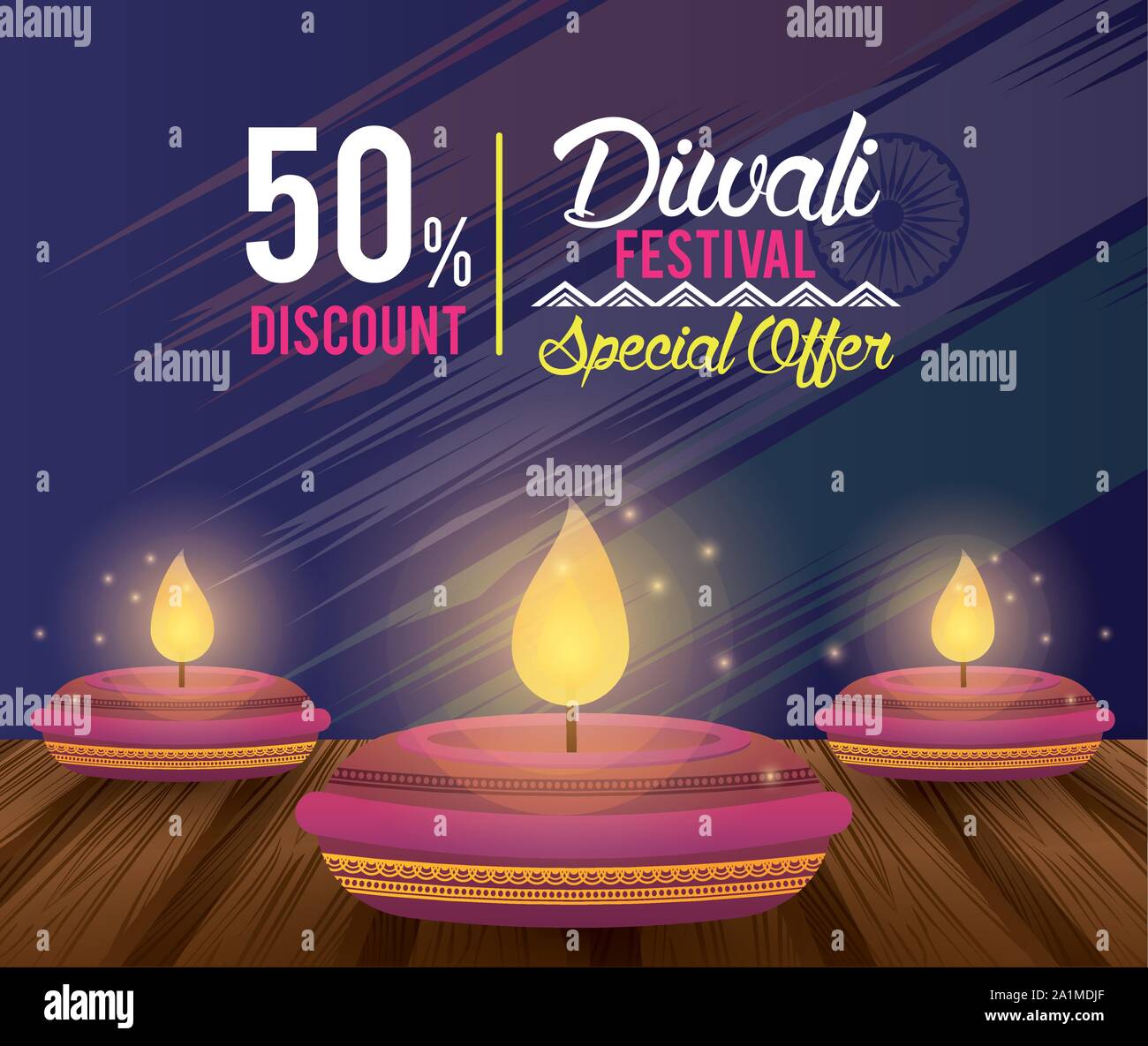 Diwali Festival Indian Offer Design Stock Vector Image & Art - Alamy