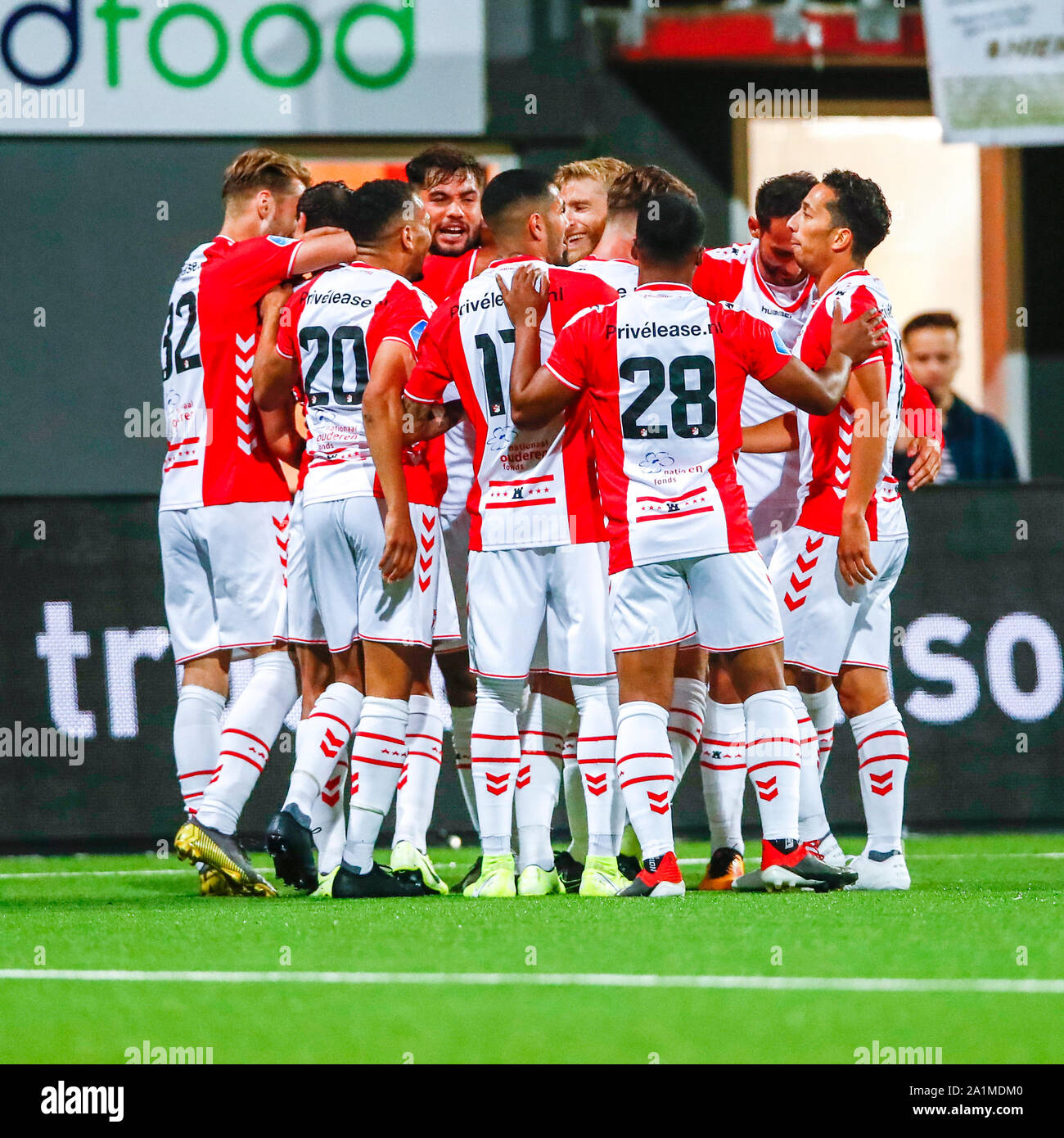 Emmen, Netherlands. 27th Sep, 2019. EMMEN, 27-09-2019, Stadium de Oude Meerdijk, season 2019/ ...