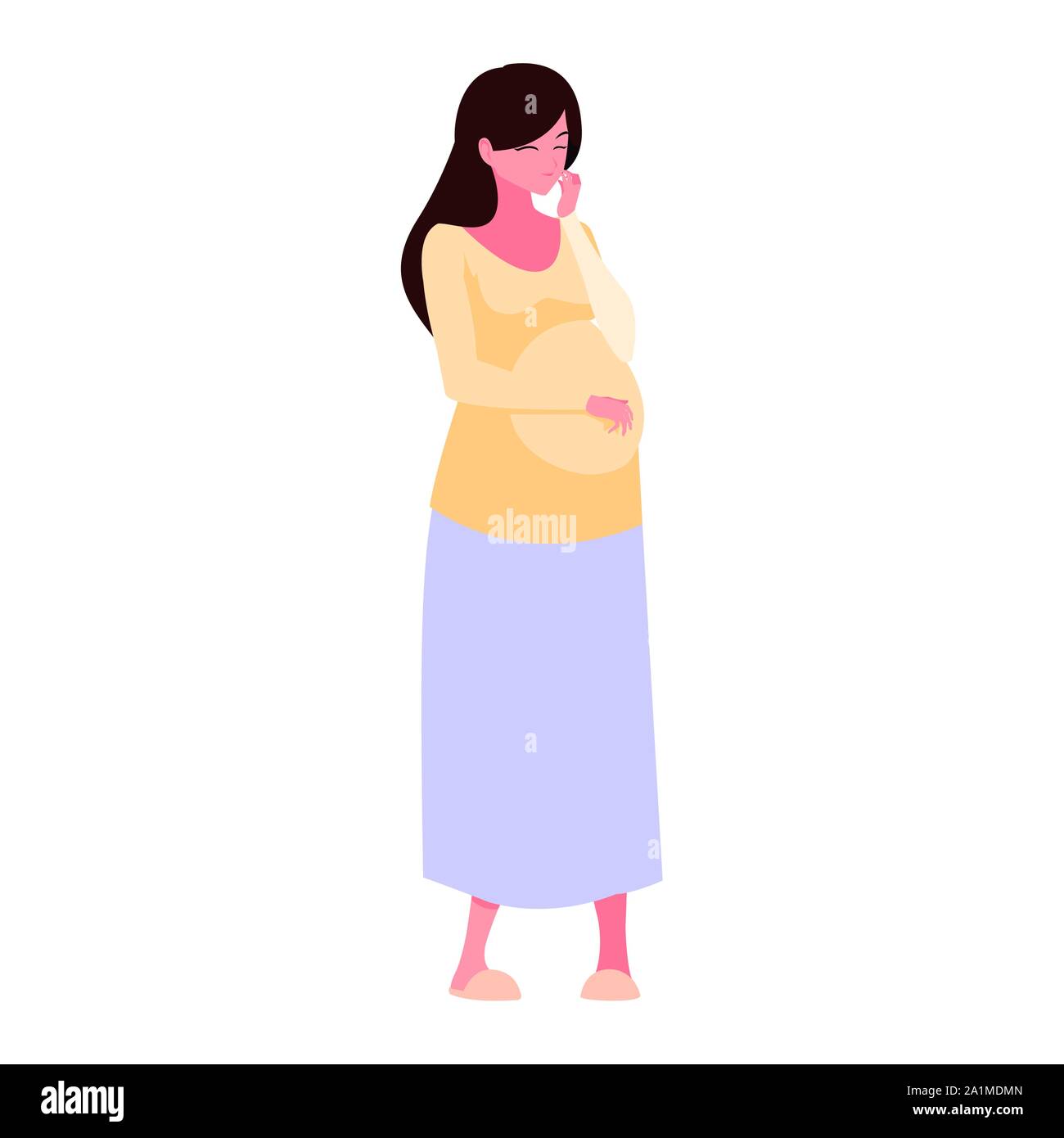 Pregnant woman design, Mother family love pregnancy maternity expecting ...