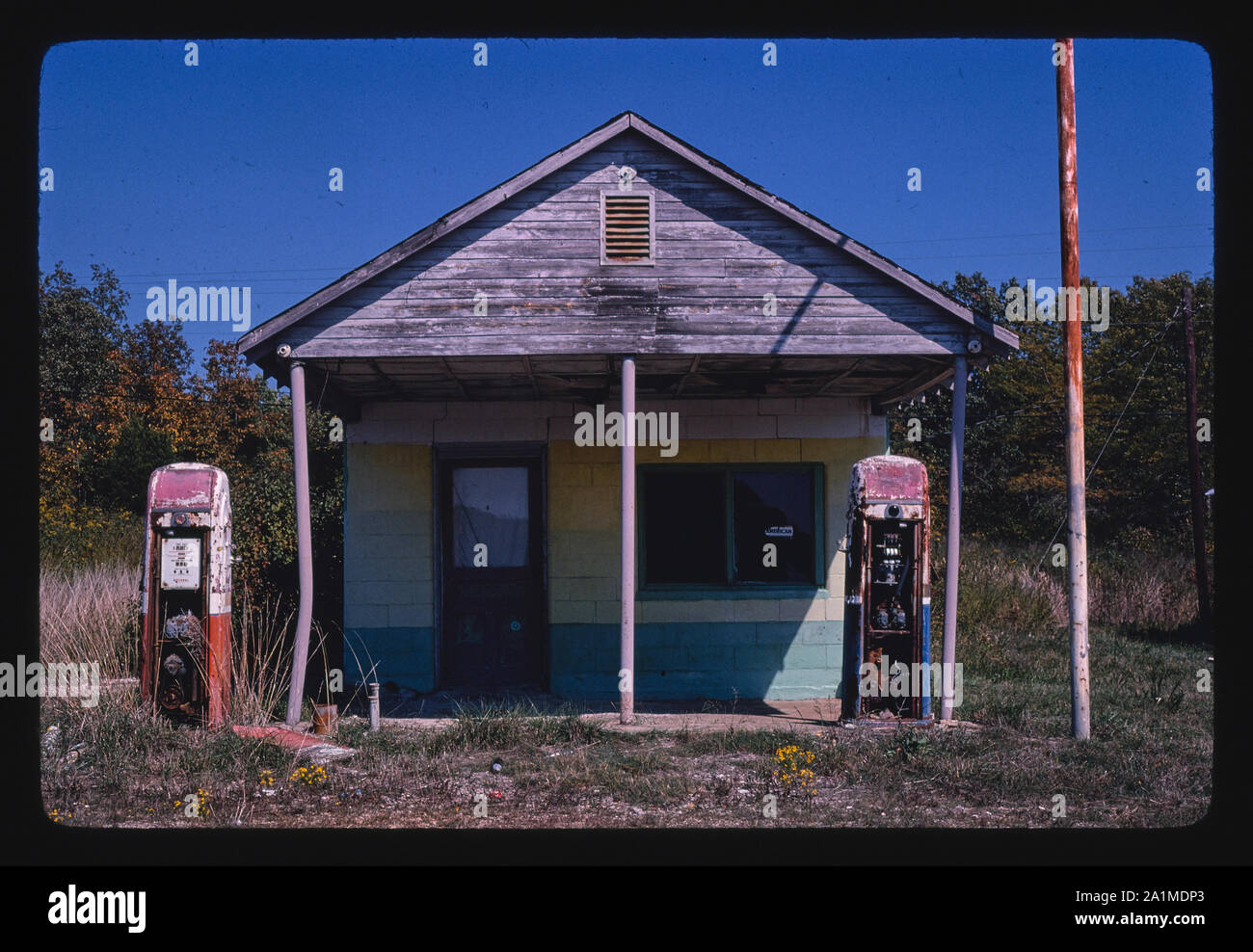 Old Amoco station, Hardy, Arkansas Stock Photo - Alamy