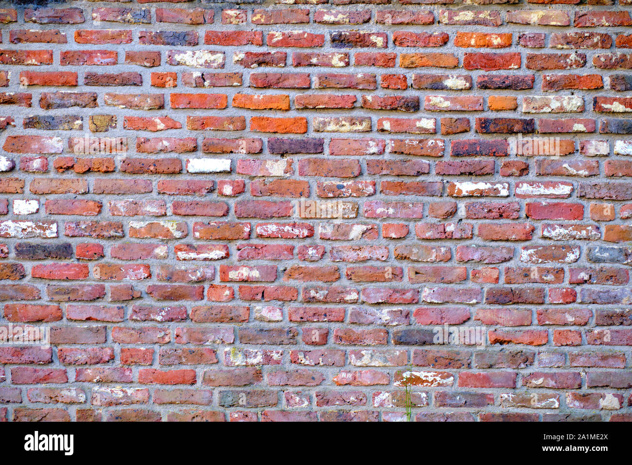 vintage natural brick wall with a lot of ancient patina Stock Photo - Alamy