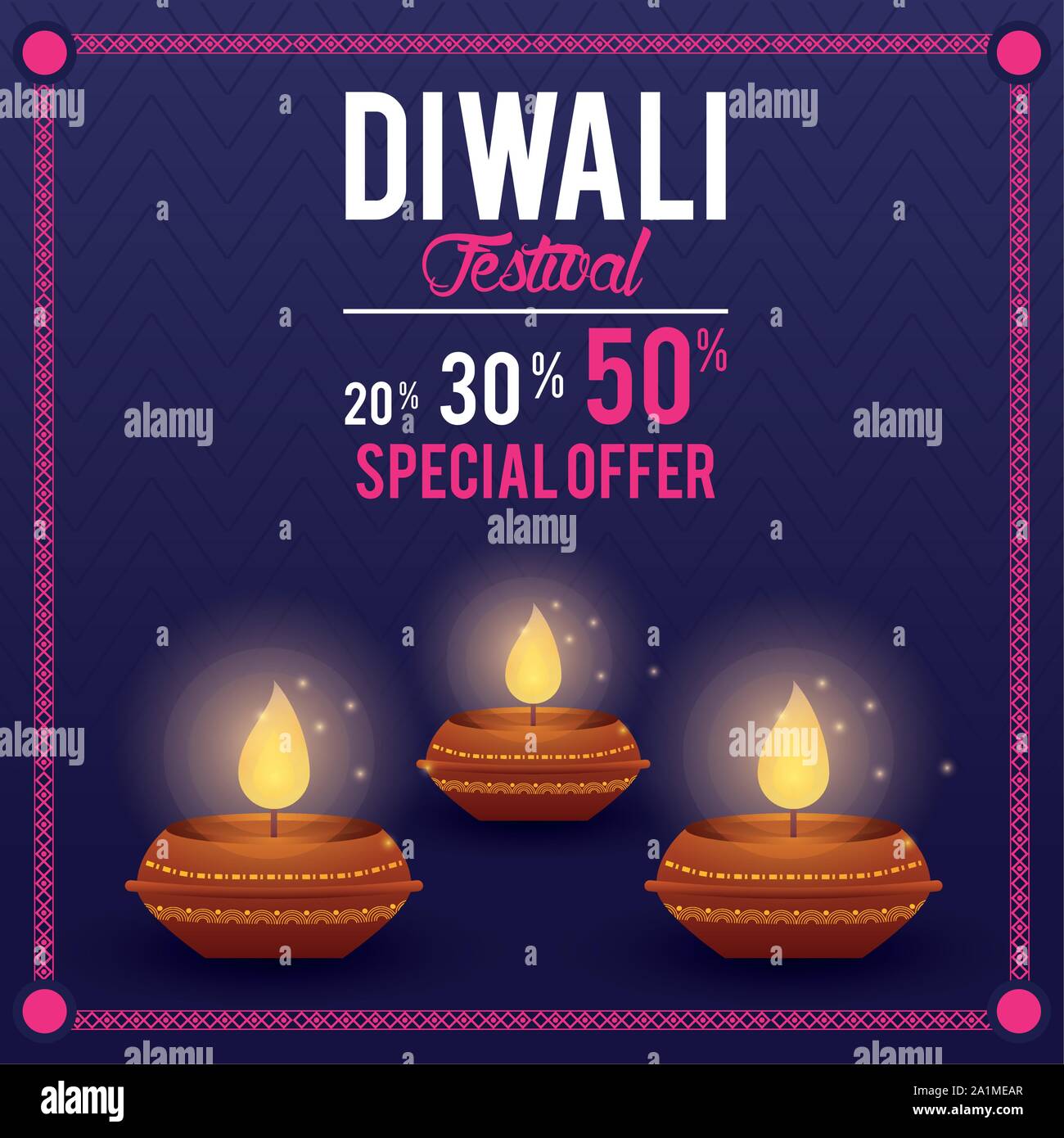 Diwali Festival Indian Offer Design Stock Vector Image & Art - Alamy